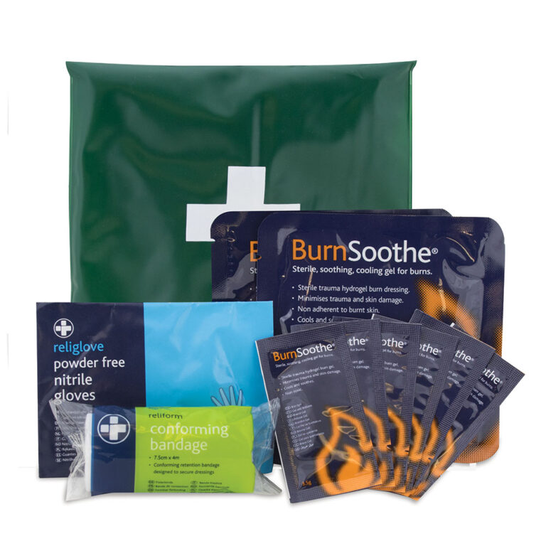 Mini Burns Kit in Vinyl Wallet Pouch - First Aid Supplies